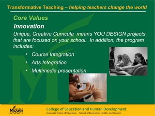Transformative Teaching Information Session | PPT