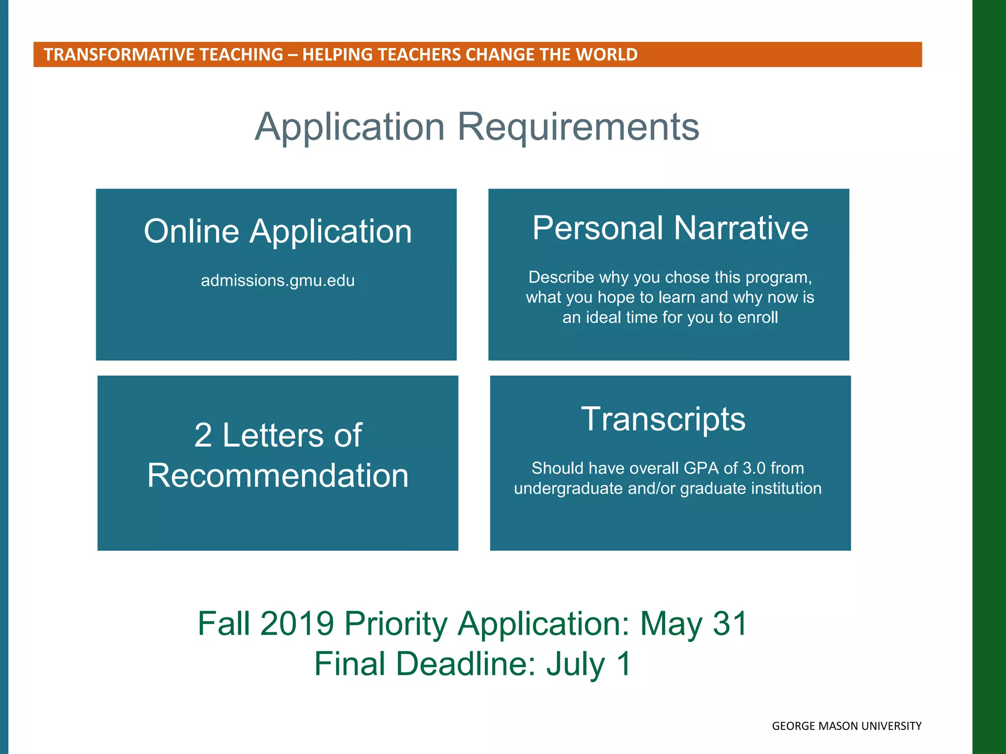 Transformative Teaching Information Session | PPT