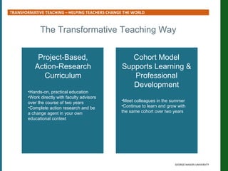 Transformative Teaching Information Session | PPT | Professional School ...