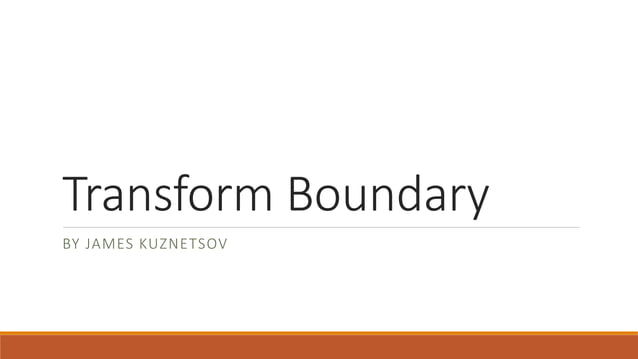 Transform boundary | PPTX