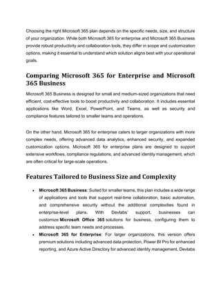 Transform Collaboration and Productivity Microsoft 365 Business | PDF