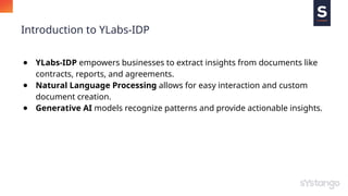 Transform Document Processing with Gen AI YLabs-IDP.pptx