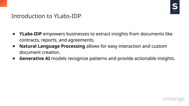 Transform Document Processing with Gen AI YLabs-IDP.pptx Transform Document Processing with Gen AI YLabs-IDP.pptx
