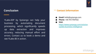 Transform Document Processing with Gen AI YLabs-IDP.pptx