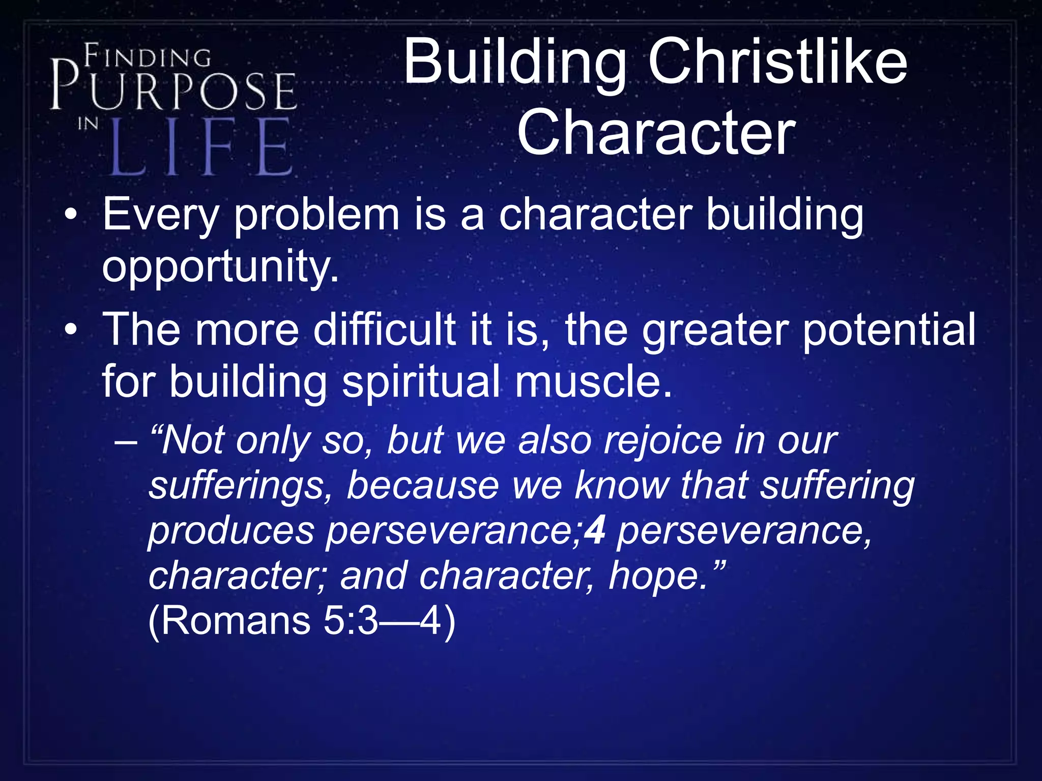 Transformed By Trouble | PPT
