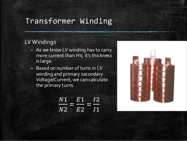 Hv And Lv Winding Of Transformer Wiring | SEMA Data Co-op