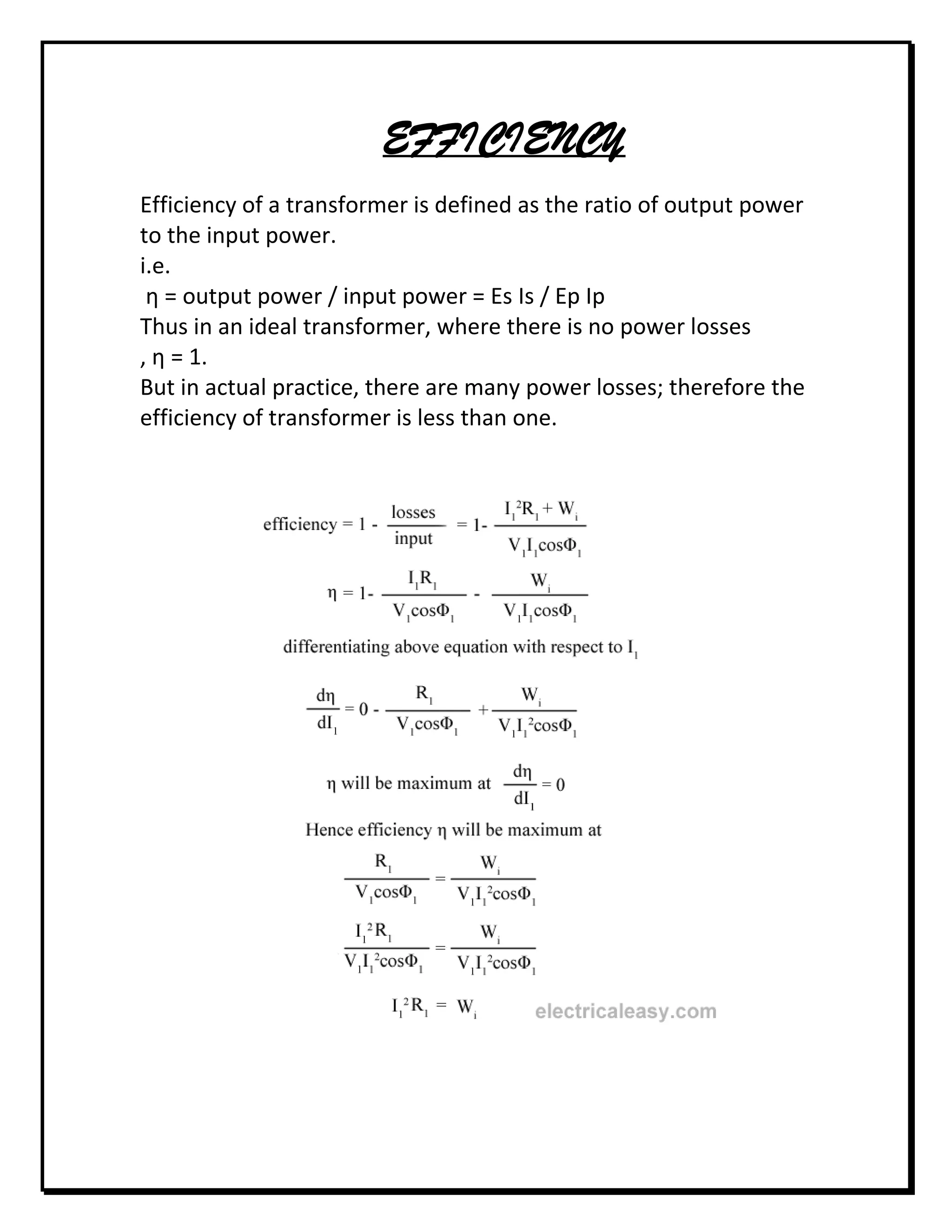 Transformer(Class 12 Investigatory Project) | PDF