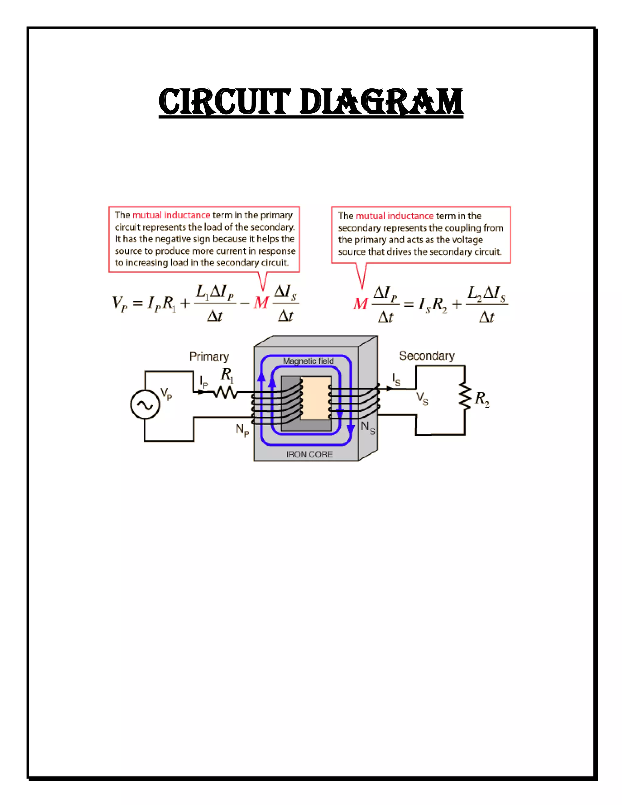 Transformer(Class 12 Investigatory Project) | PDF
