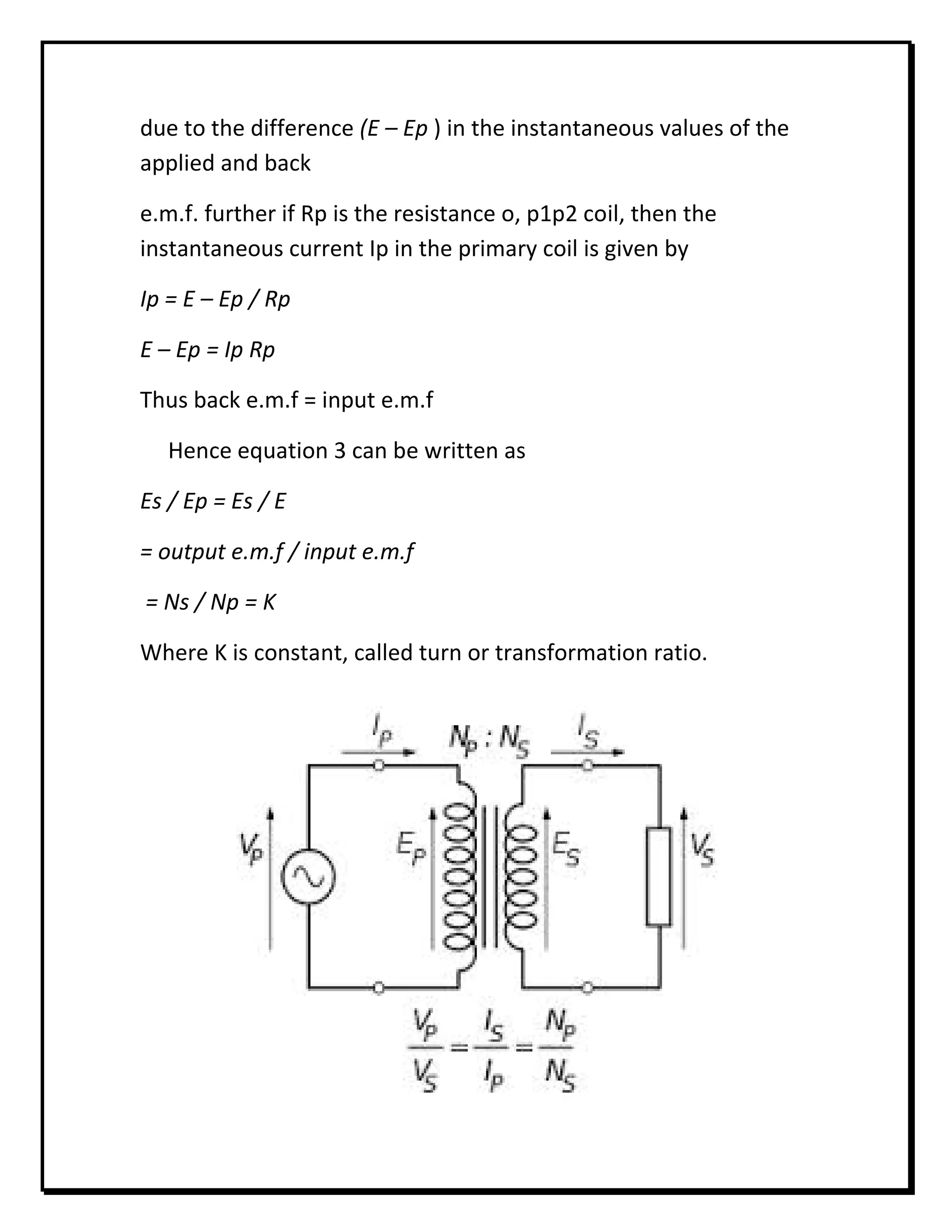 Transformer(Class 12 Investigatory Project) | PDF