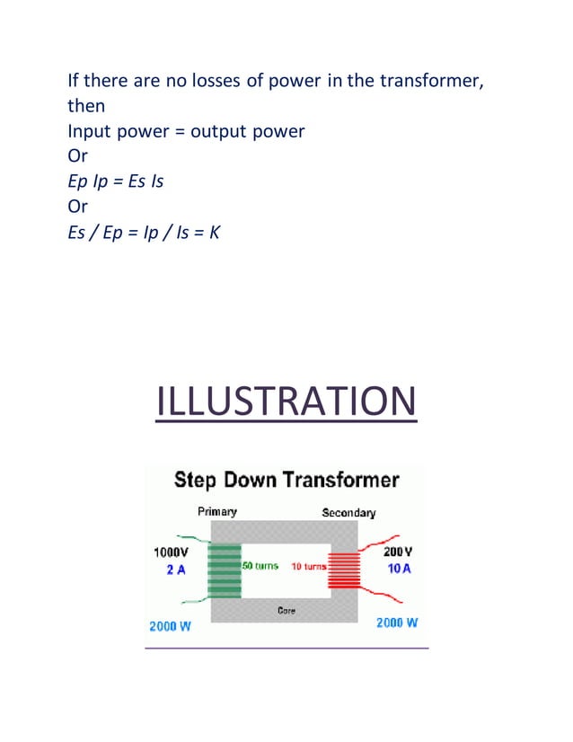 Transformer | DOCX | Physics | Science