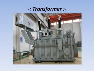 Construction & E.M.F. eqn. of transformer | PPTX