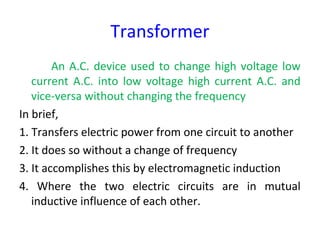 Transformer | PPT | Technology & Computing