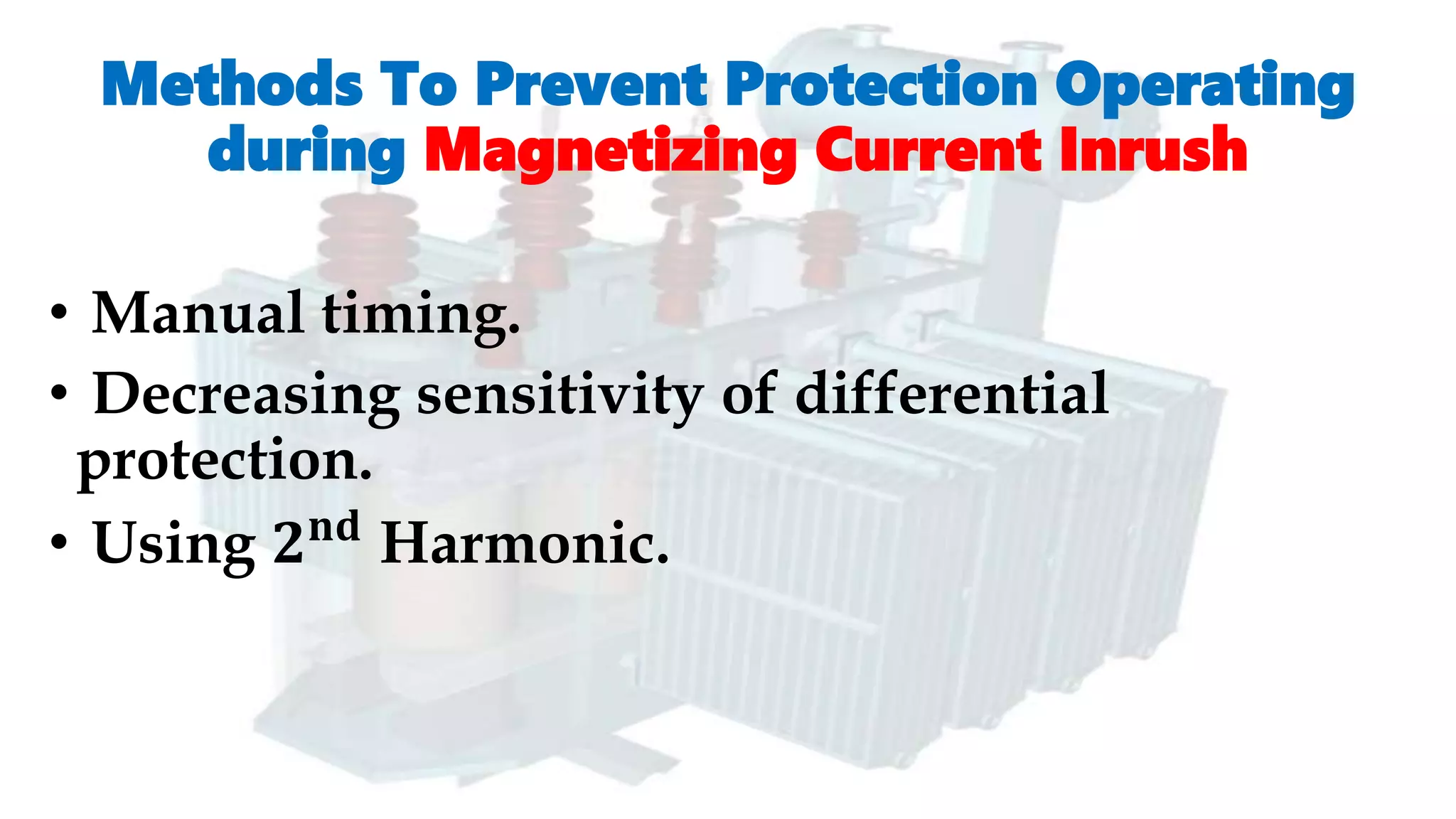 Types of the Transformer Protection | PPTX