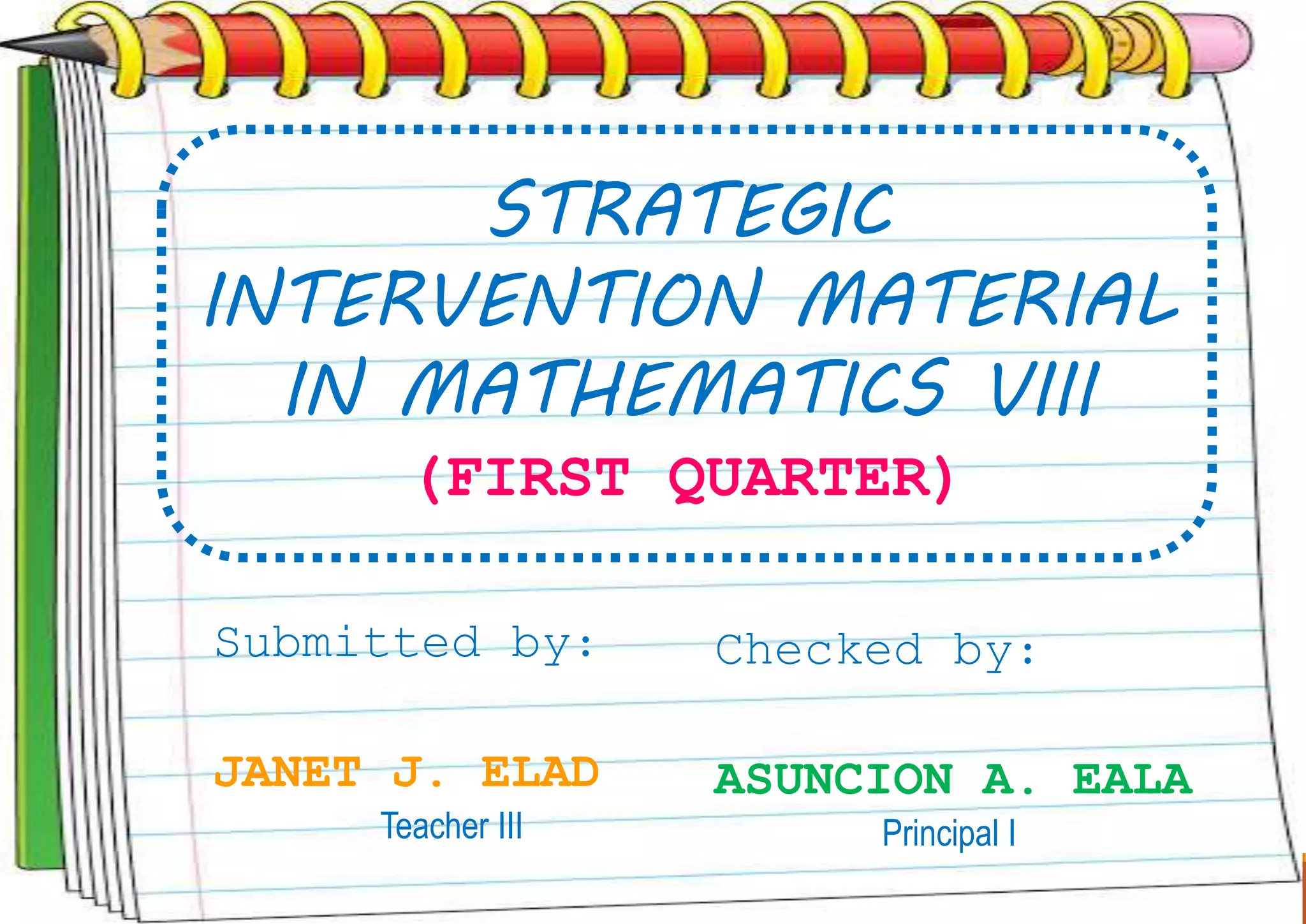 Rewriting Linear Equation from standard form to slope intercept form | PPTX