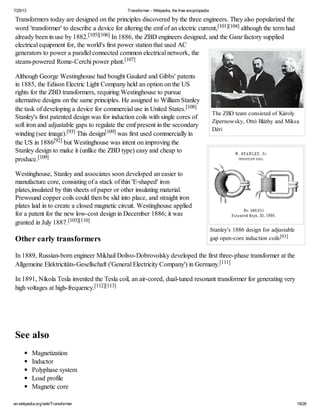 Transformer wikipedia, the free encyclopedia | PDF