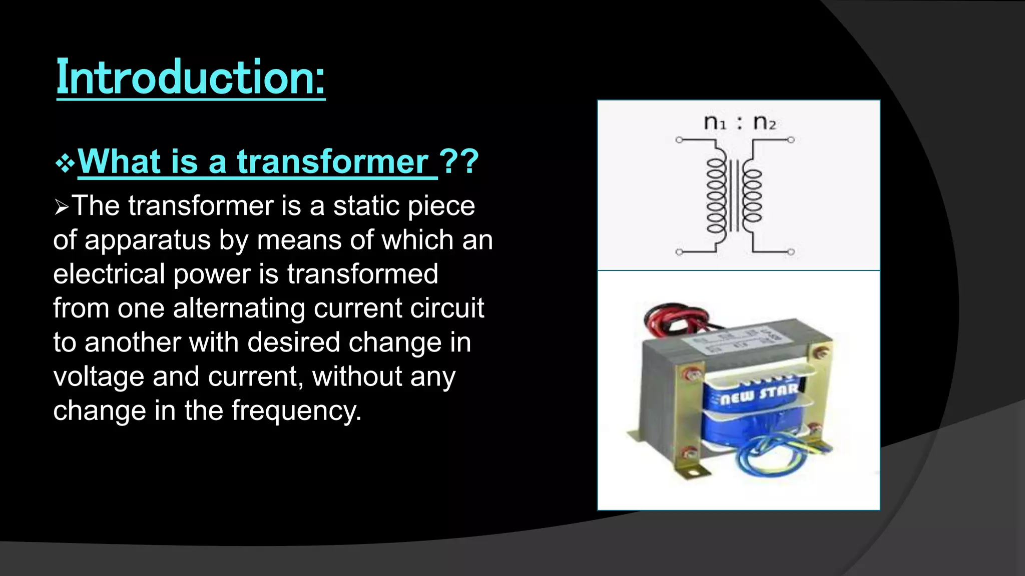 what is a Transformer ?? | PPTX