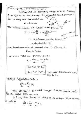 Transformer_Notes | PDF