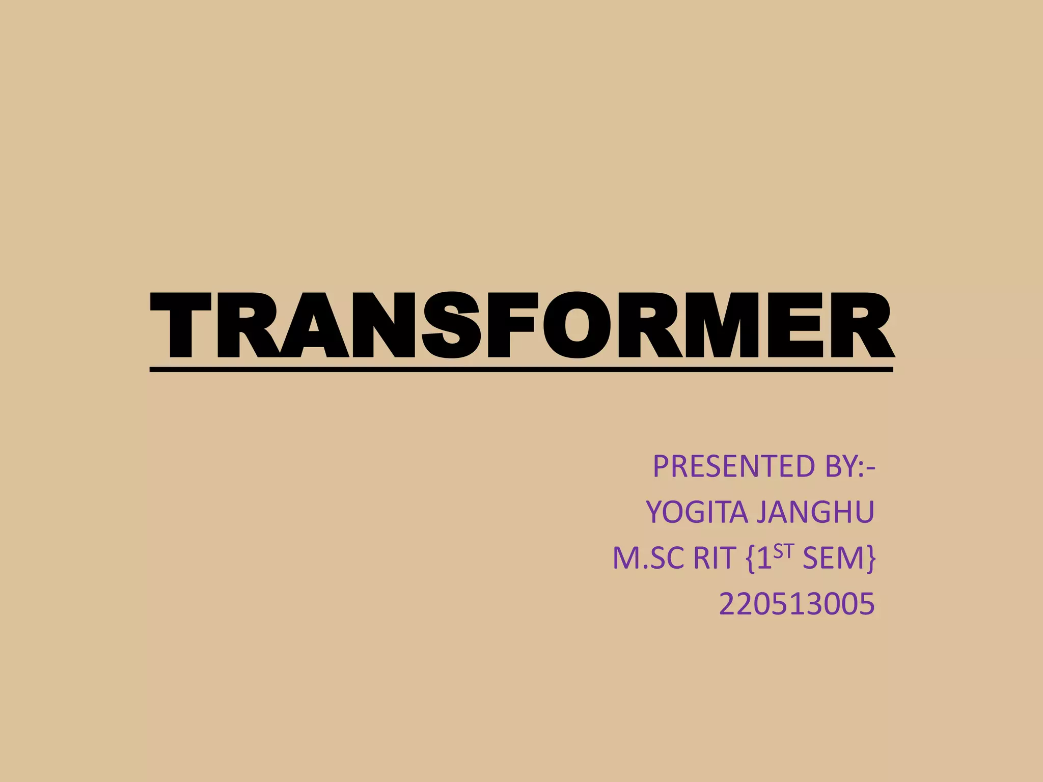 TRANSFORMER.pptx