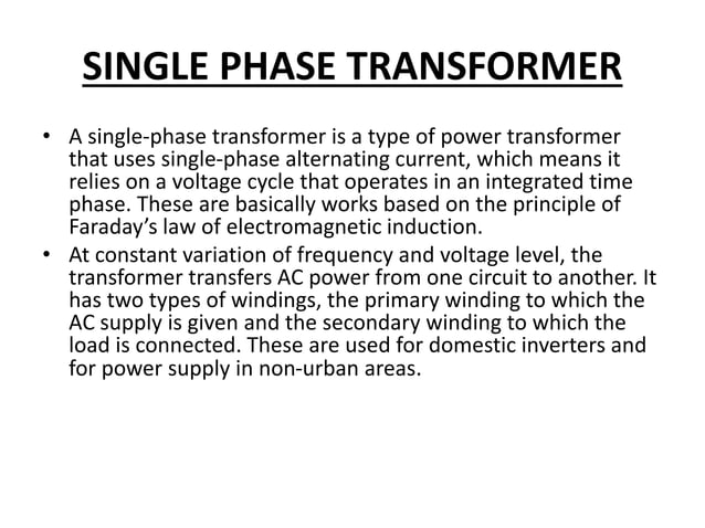 TRANSFORMER.pptx | Physics | Science