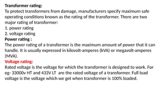 Transformer.pptx mainly used in radiology | PPTX