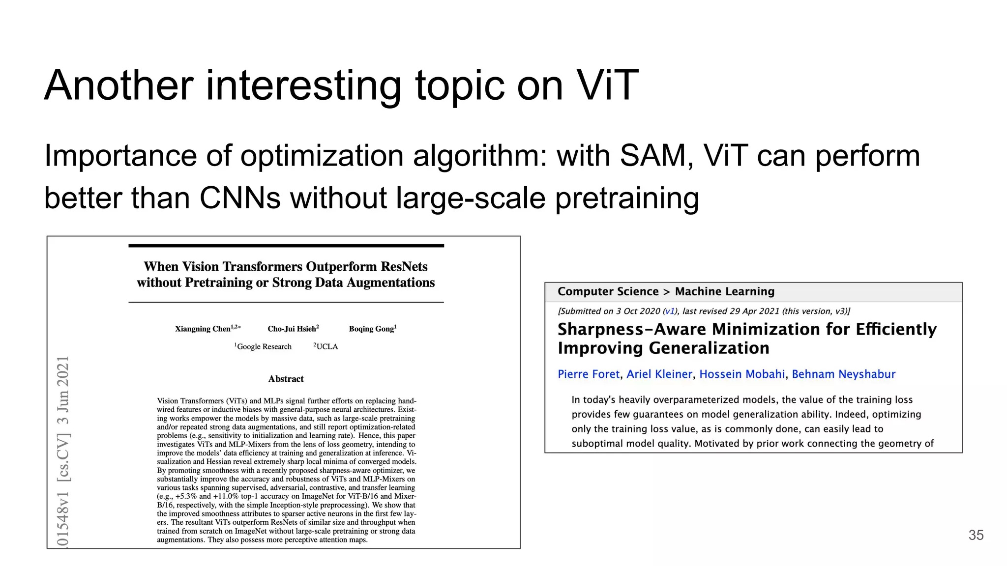 Transformer based approaches for visual representation learning | PDF