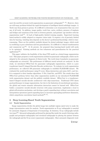 Transformer-Based Deep Learning Network for Tooth Segmentation on ...