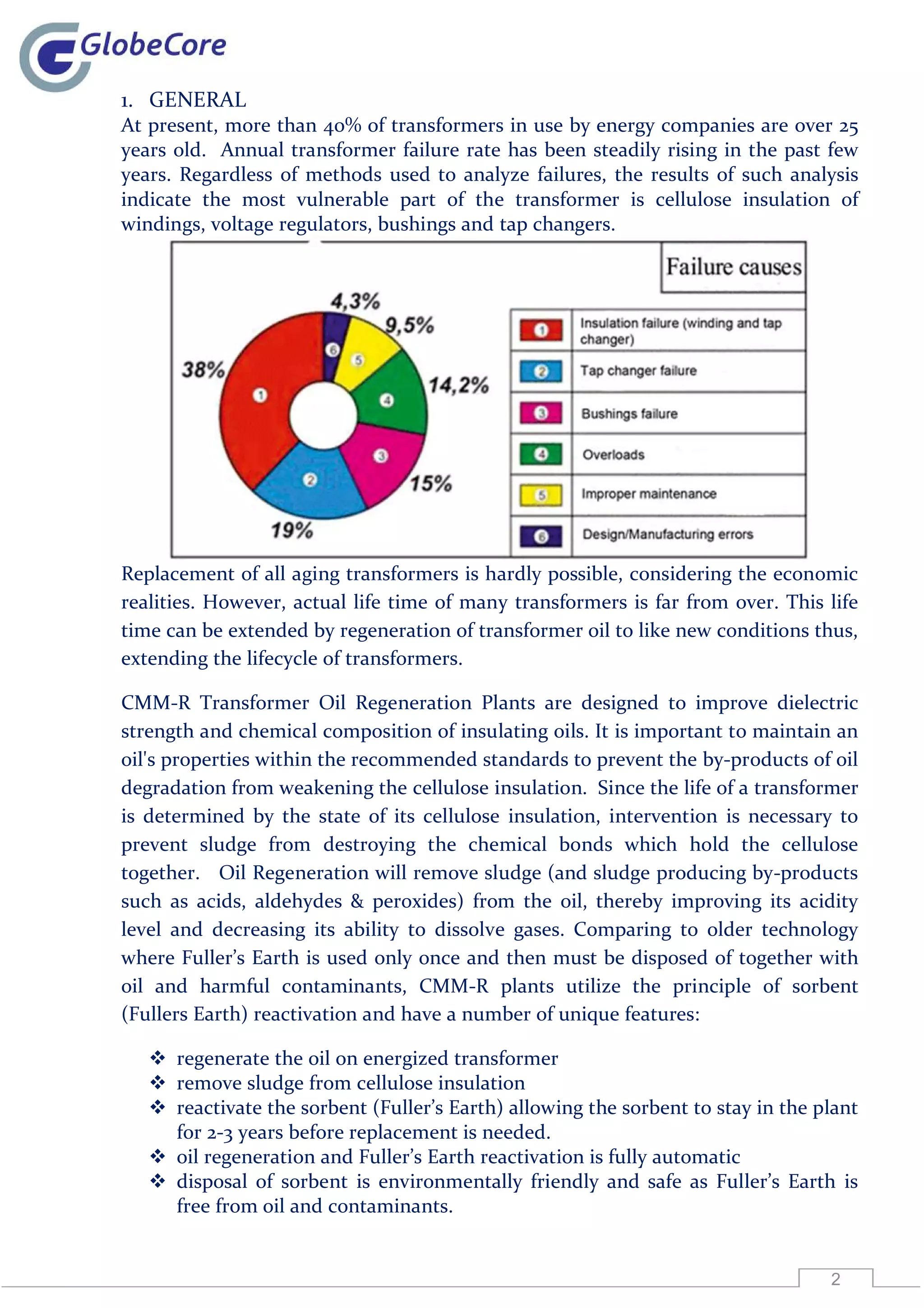 Transformer oil regeneration plant CMM R | PDF