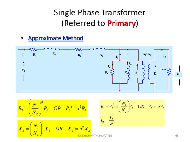 Single phase Transformer | PPTX | Physics | Science
