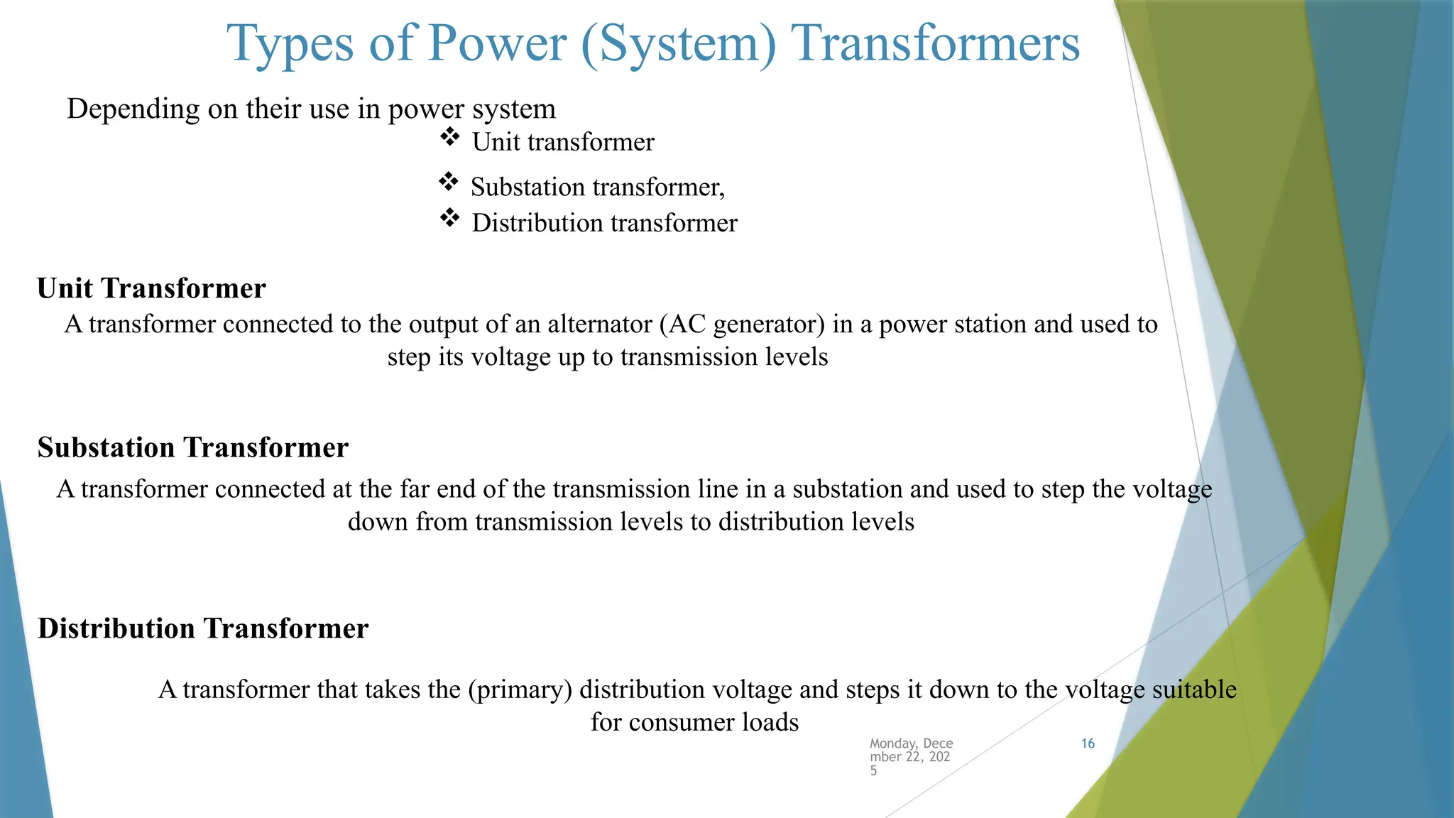Transformer And Its Internal Structure and Transformer types.pptx