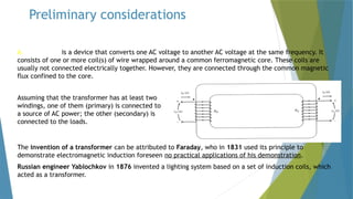 Transformer And Its Internal Structure and Transformer types.pptx