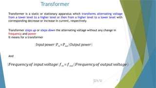 Transformer And Its Internal Structure and Transformer types.pptx