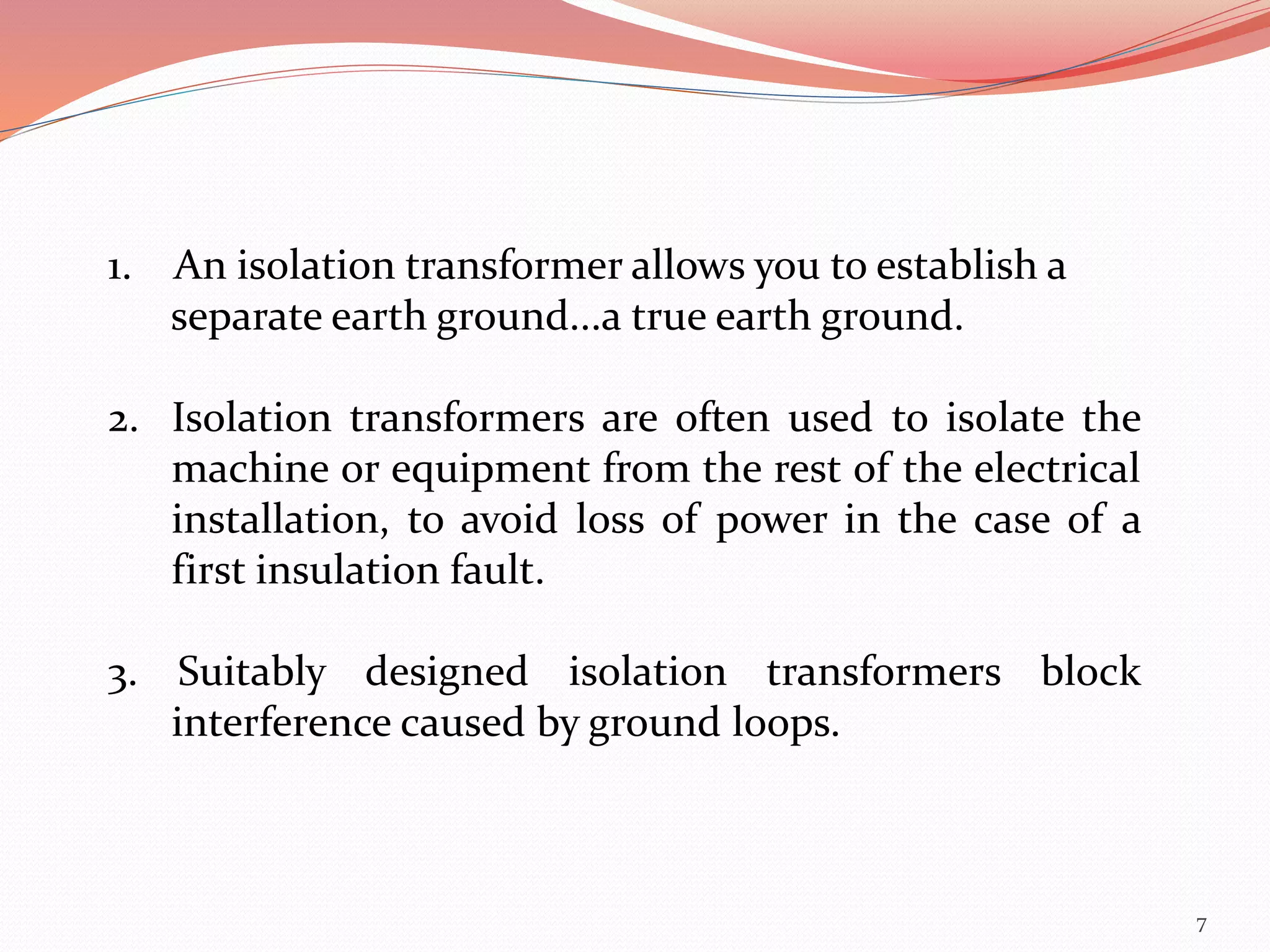 Transformer and Optical isolation | PPTX