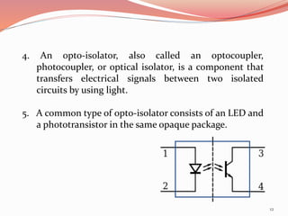 Transformer and Optical isolation | PPTX