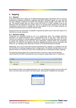 Transformer and Swift MT Messages | PDF
