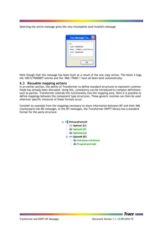 Transformer and Swift MT Messages | PDF