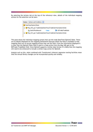 Transformer and Swift MT Messages | PDF