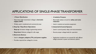 Comprehensive Overview of Single-Phase Transformers: Principles, Losses ...