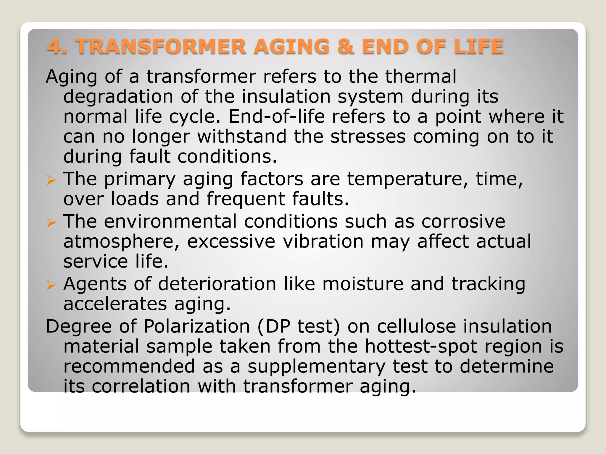 Transformer asset management | PPTX
