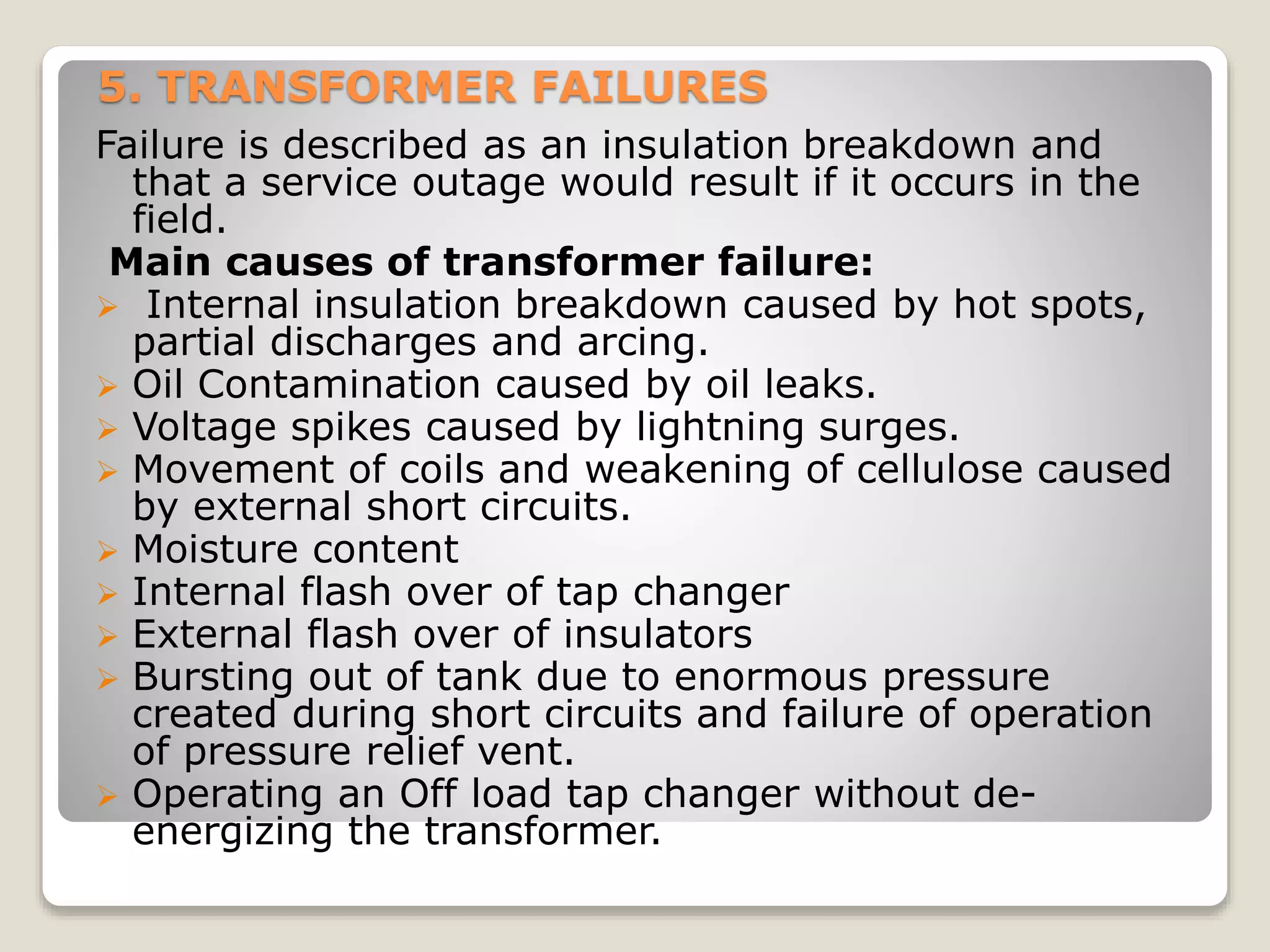 Transformer asset management | PPTX