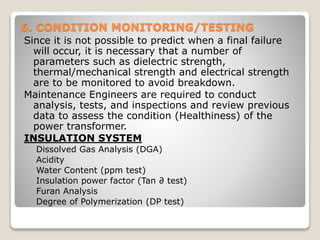 Transformer asset management | PPTX