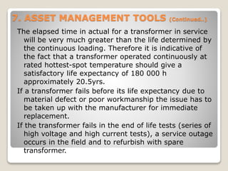 Transformer asset management | PPTX