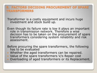 Transformer asset management | PPTX