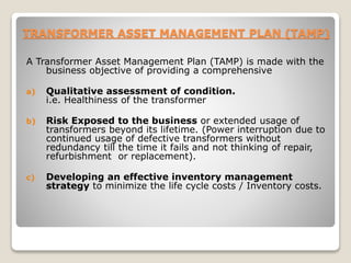 Transformer asset management | PPTX