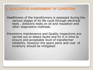Transformer asset management | PPTX
