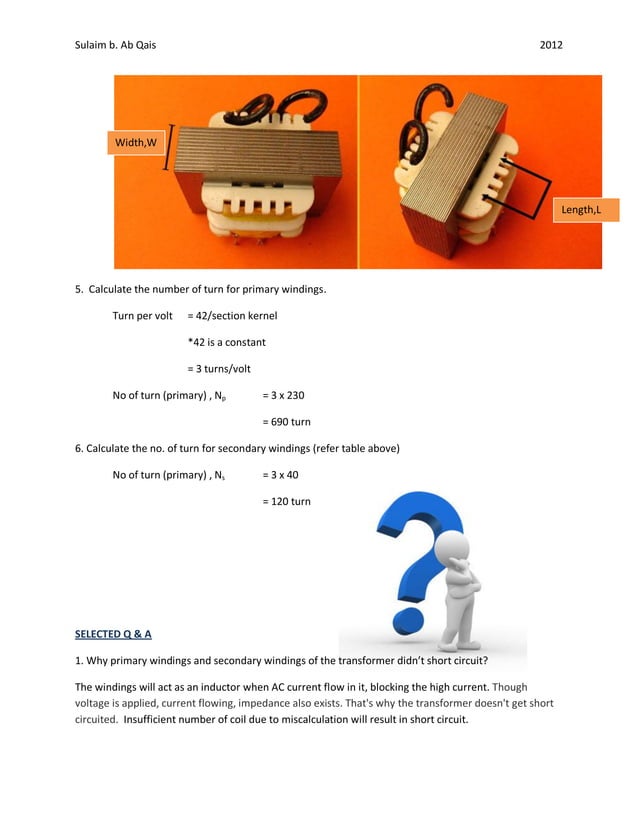 Transformer design | PDF
