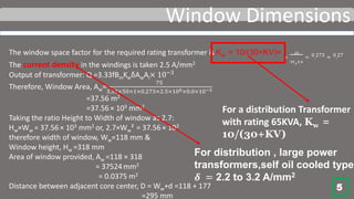 Project on Transformer Design | Electrical Machine Design | PPTX