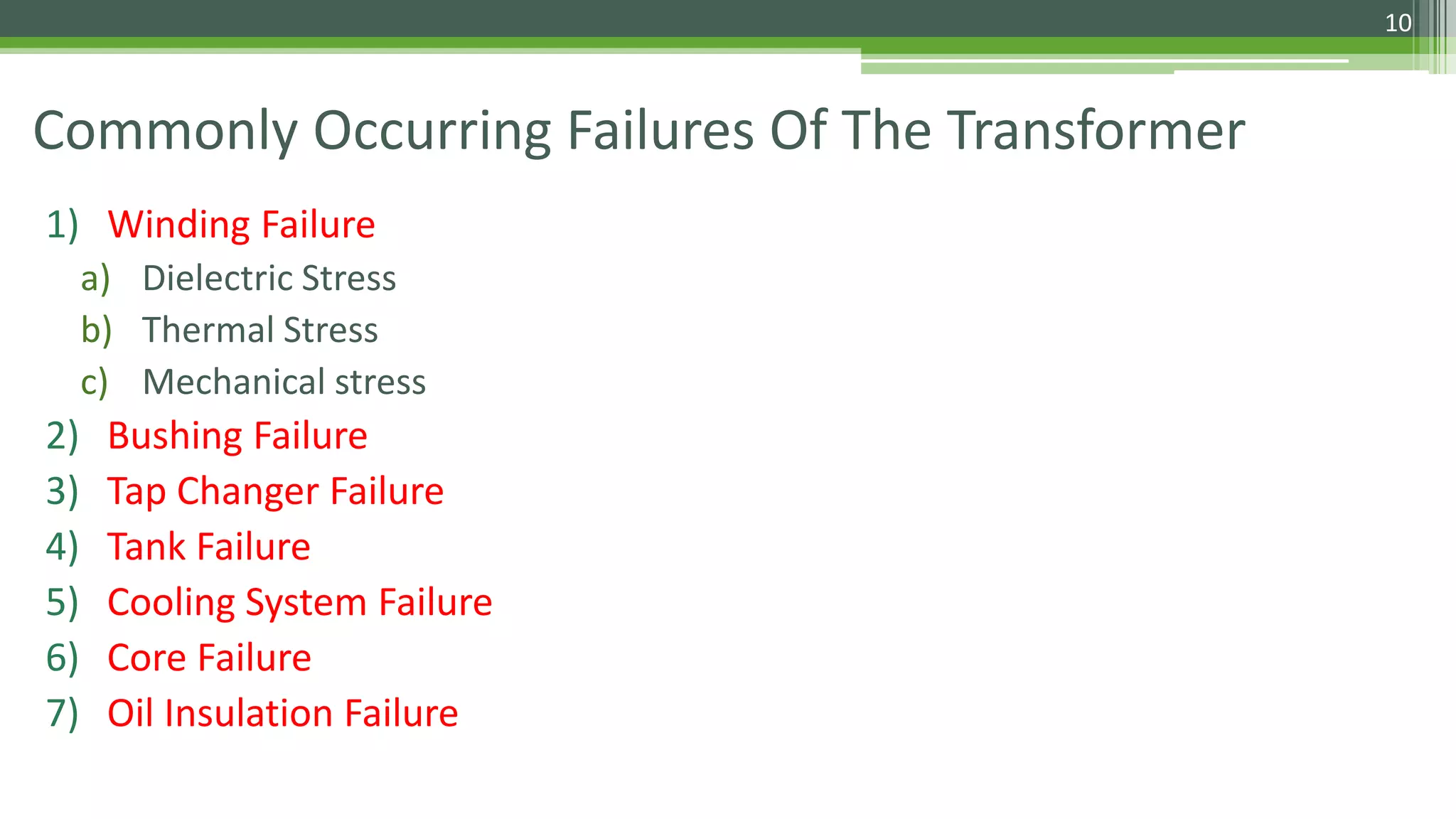 Transformer Diagnostics Technique | PPTX