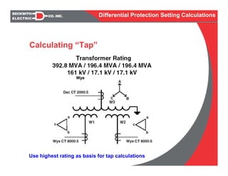 Transformer differential protection | PDF