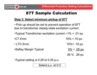 Transformer differential protection | PDF