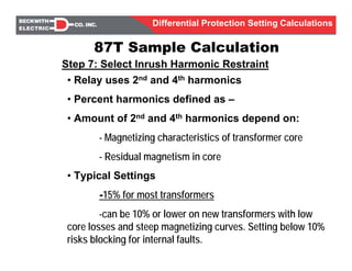 Transformer differential protection | PDF